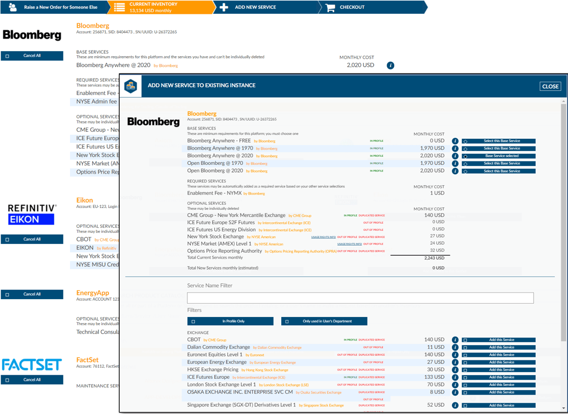 Order Management system for enterprise products & services | TRG